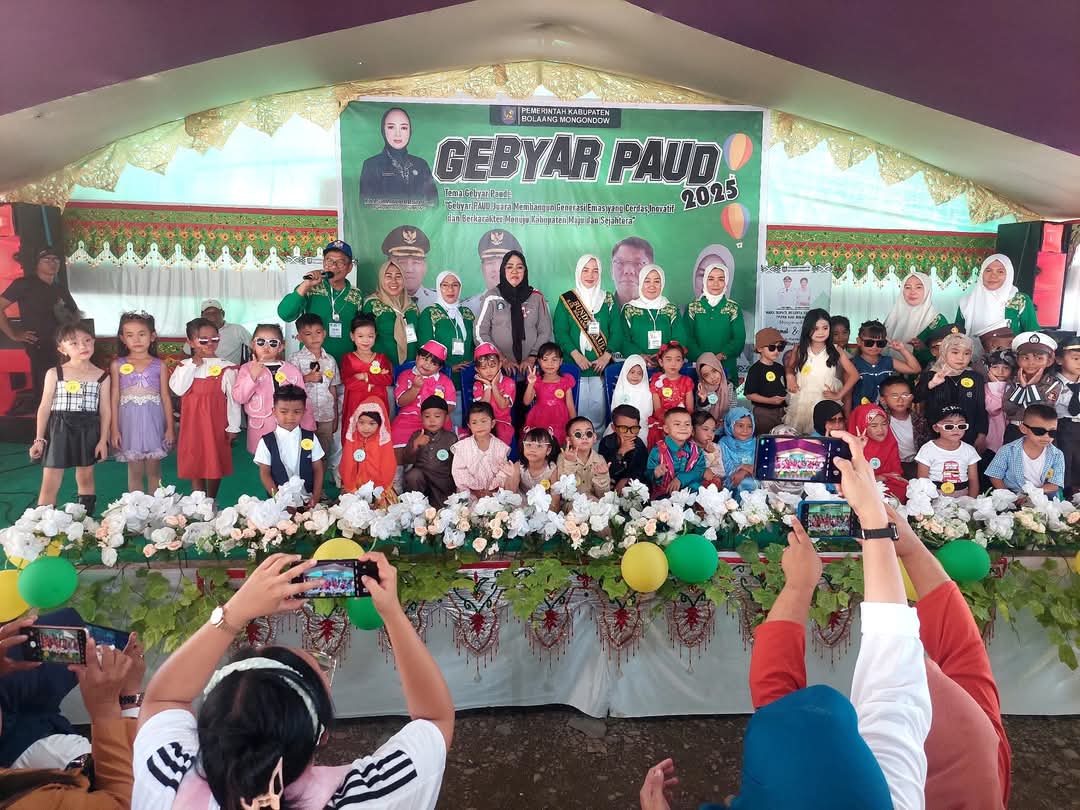Disdik Bolmong Sukses Gelar Gebyar PAUD 2025
